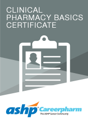 Clinical Pharmacy Basics Certificate